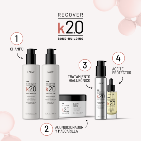 TRATAMIENTO HIALURÓNICO CABELLOS DAÑADOS - K2.0 RECOVER 100ML